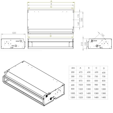 فن کویل سقفی توکار اسلیم Built In Ceiling Fan Coil اکسون تهویه پارس