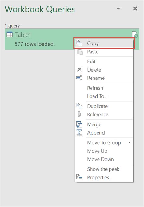 Copy And Paste Queries In Power Query Myexcelonline