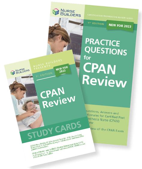 2023 1st Edition Practice Questions For Cpan Review Book Nurse Builders