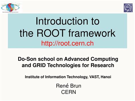ppt introduction to the root framework root cern ch powerpoint