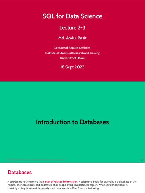 Sql Lec 01 03 Pdf Relational Database Databases Sql Lec 01 03 Pdf Relational Database Databases