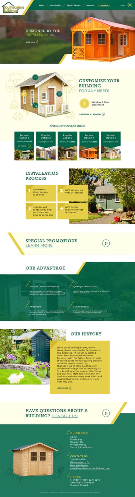 Web Design Portfolio M R Marketing