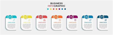 최소한의 비즈니스 인포그래픽 템플릿입니다 7단계 옵션 및 마케팅 아이콘이 있는 타임라인 0명에 대한 스톡 벡터 아트 및 기타 이미지 0명 7 개념 Istock