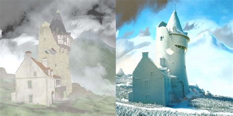 Stylised Unreal Environment From Blockout To Final Render