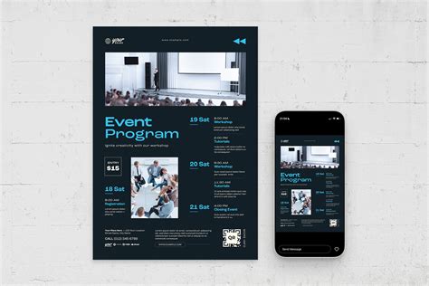 Event Program Flyer Template Ai Eps Brandpacks
