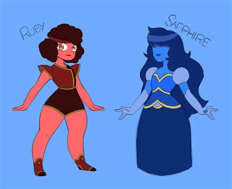 Ruby And Sapphire Redesigns By Jordanroberts96 On Newgrounds