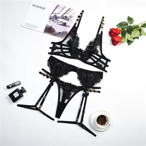 Push Up Lingerie Elegant Lingerie Black Boudoir Lingerie Lovegood
