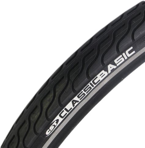 Buitenband Cst Basic 28 X 1½” 40 635 Mm Zwart Met Reflectie