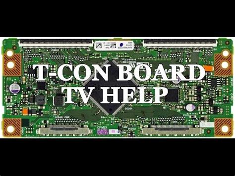 LCD TV Repair Tutorial T Con Board Common Symptoms Solutions How To Replace T Con Board