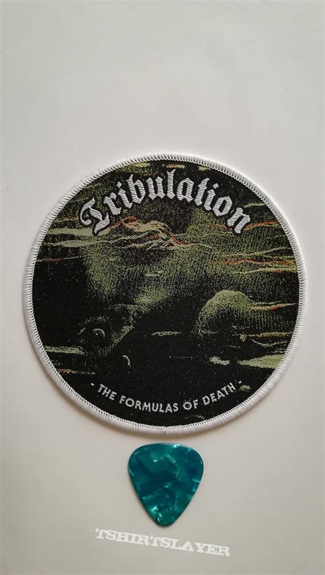Tribulation The Formulas Of Death Patch Tshirtslayer Tshirt And