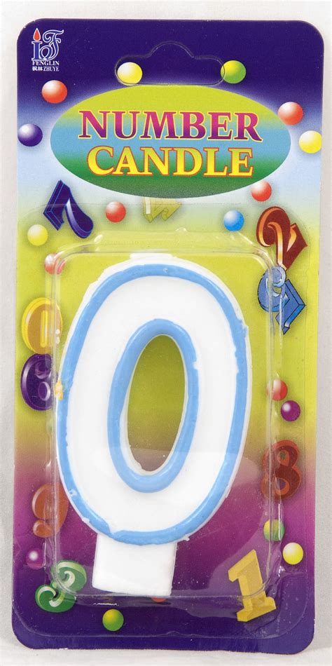 Plain Numerical Birthday Candle On Blister Pack Sangyug Online Shop