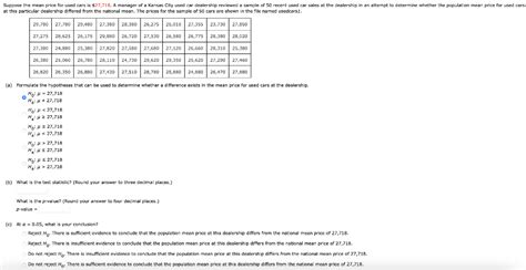 Solved A Formulate The Hypotheses That Can Be Used To Chegg