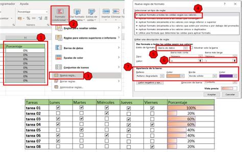 Crear Un Checklist Y Barra De Progreso Interactivo En Excel