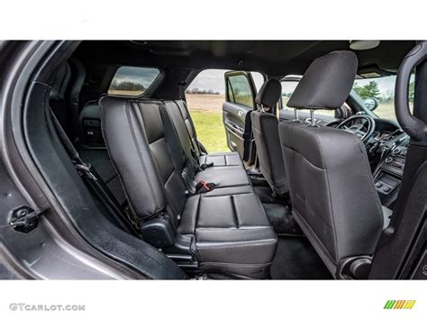 Ebony Black Interior 2017 Ford Explorer Police Interceptor Awd Photo 145861363