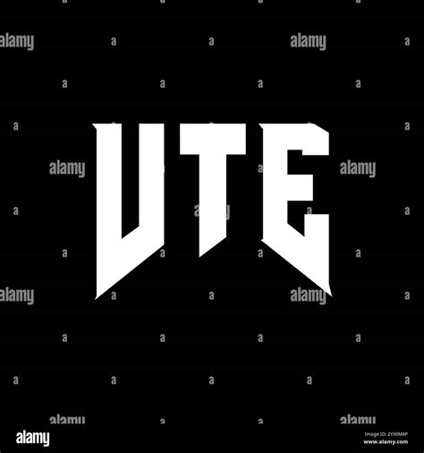 Vte Letter Logo Design For Technology Company Vte Logo Design Black