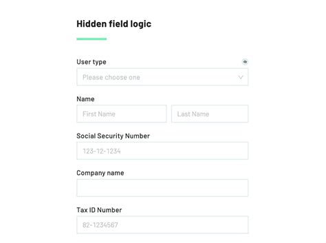 New Feature Hidden Webform Fields