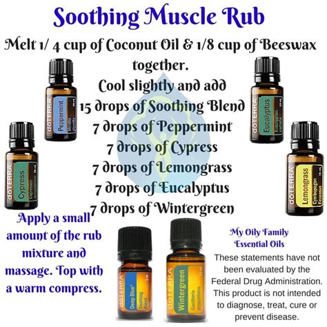 Soothing Muscle Rub Made With Essential Oils