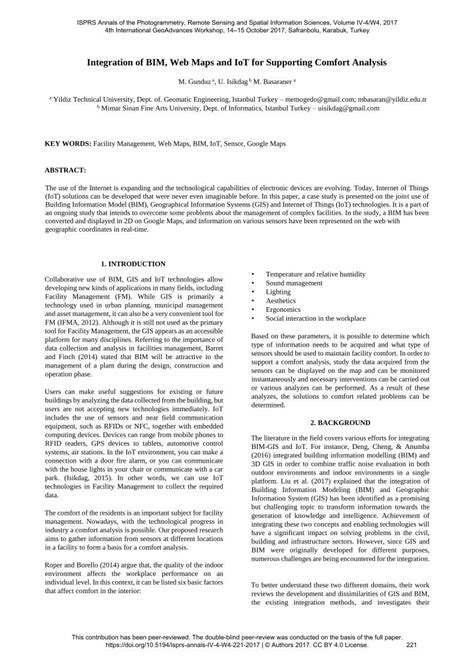 Pdf Integration Of Bim Web Maps And Iot For Supporting · Integration Of Bim Web Maps And