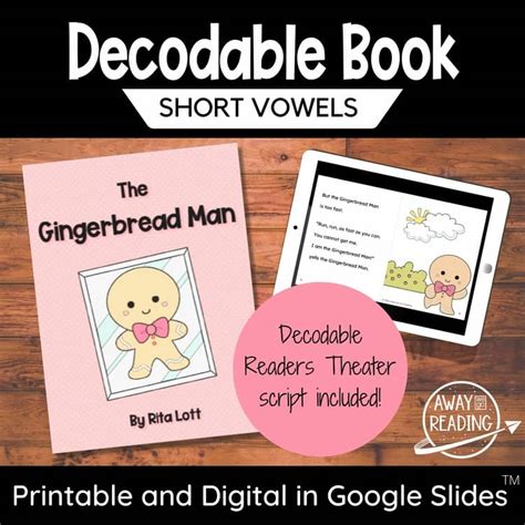 The Gingerbread Man A Decodable Christmas Reader With Readers Theater