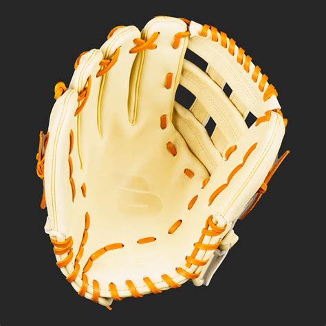 Pro Series Outfield Glove Blonde And Tan Burley Baseball