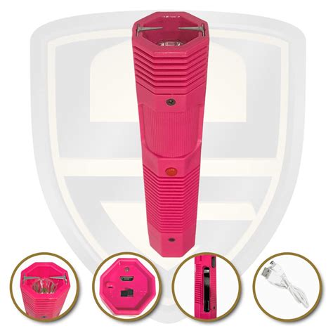 Mini Stun Gun Flashlight Lightweight And Compact Self Defense