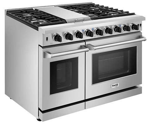 Thor Kitchen 68 Cu Ft Freestanding Double Oven Convection Gas Range