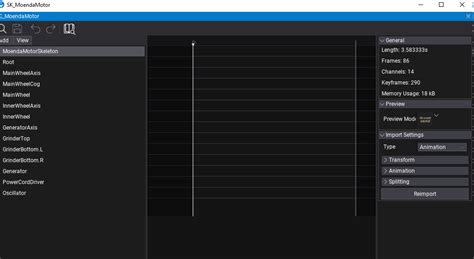 How To Import A Skeletal Mesh Fbx That Has The Skeleton Skin And Animations Flax Imports One