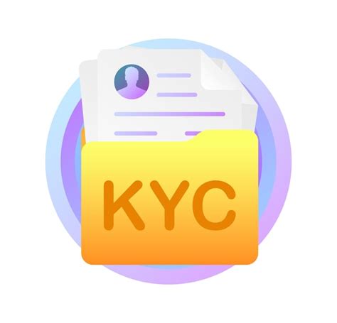 Premium Vector Kys Icon Flat Color Identity Confirmation Person Identification Vector Icon