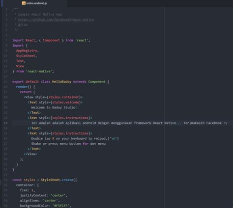√ belajar react native 1 pengenalan dan install react native