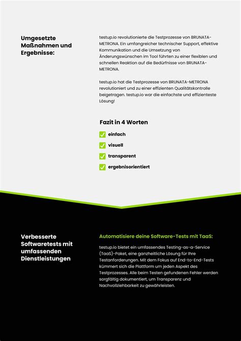 Success Story Brunata Testup Io