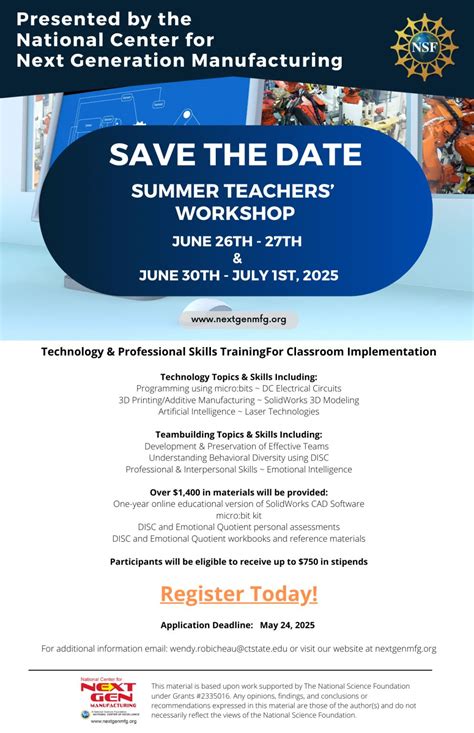 National Center For Next Generation Manufacturing Funded By The National… National Center For