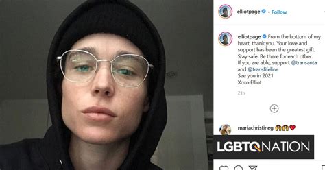 Elliot Page Shares His First Pic Since Announcing Transition And Thanks