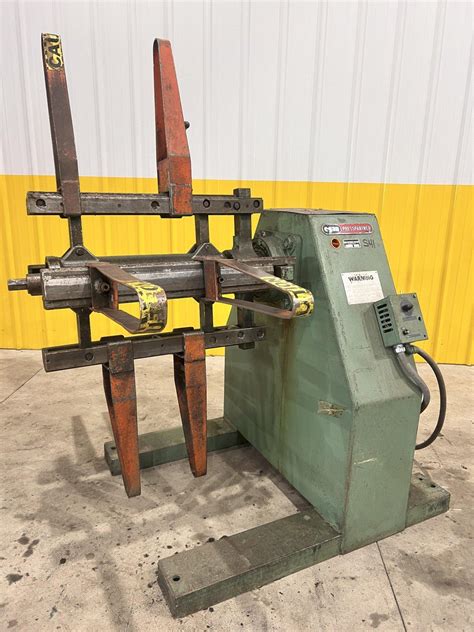 4000 Lbs X 20″ Egan Model M 401 20 Motorized Uncoiler Coil Reel Stock 21119