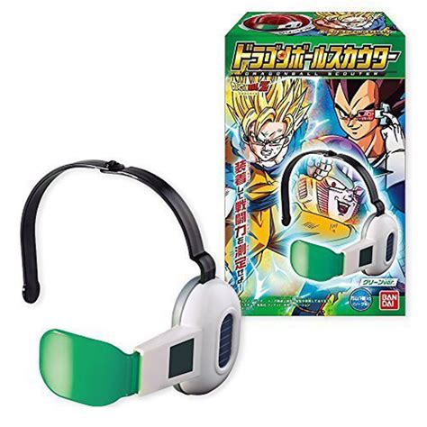 Dbz Cosplay Anime Bandai Dragon Ball Z Saiyan Scouter Green Lens New Toys