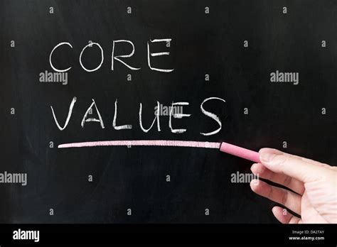 Core Values Hi Res Stock Photography And Images Alamy