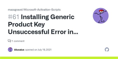 Installing Generic Product Key Unsuccessful Error In Hwid Activation