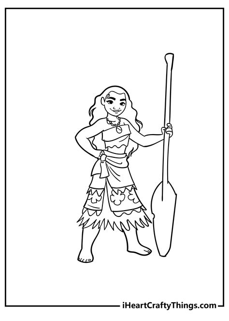 Moana Hei Hei Coloring Pages