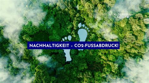 Nachhaltigkeit Co2 Fußabdruck