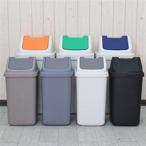 에이스종합물류 쓰레기통 종량제50리터 대용량 브니엘 사각휴지통 5호 위시버킷