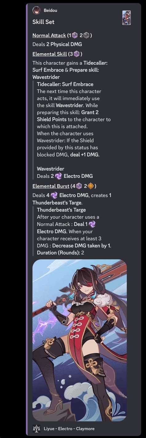 [3 4 Beta] Klee And Beidou Tcg Card Details Via Pengepul Teyvat R Genshin Impact Leaks