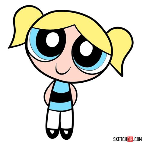 How To Draw The Powerpuff Girl Step By Step