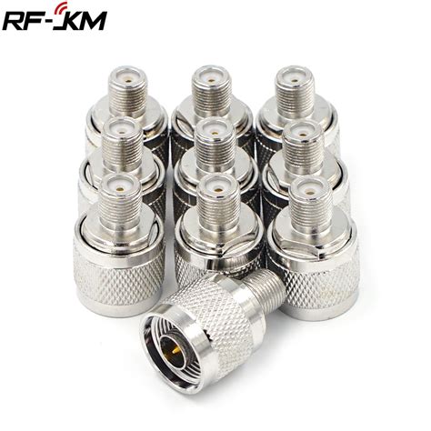 10pcs Rf Connector N Male Plug To F Female Jack Ad Grandado