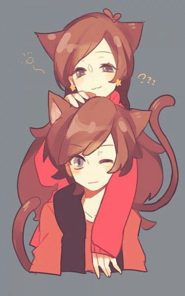 Dipper And Mabel Mystery Cat Gravity Falls Personagens Arte Anime