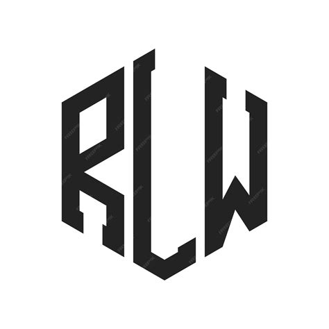 Premium Vector Rlw Logo Design Initial Letter Rlw Monogram Logo Using Hexagon Shape