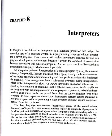 interpreter sp system programming notes chapter interpreters in