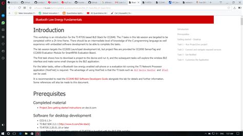 CCS LAUNCHXL CC2650 Issue Regarding Cc2650 Launchpad Project Zero And