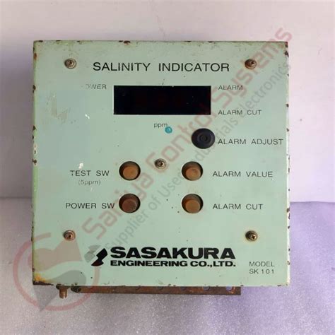 Sasakura Sk101 Salinity Indicator Saniya Control Systems
