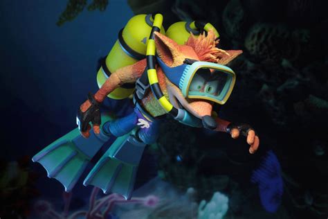 Crash Bandicoot Crash Scuba Deluxe Figurky A Sošky Fate Gate