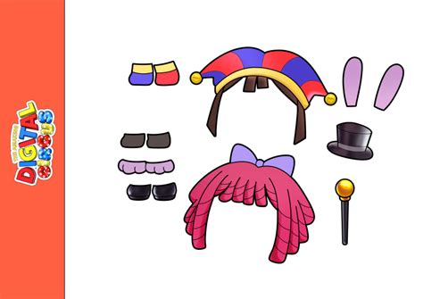 Paper Diy 🎪디지털 서커스 아바타월드 코디북🎪 무료도안 무료배포 네이버 블로그