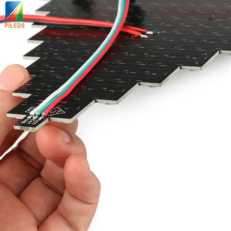 픽셀 Diy Led 도트 매트릭스 화면 삼각형 모양 Ws2812 풀 컬러 스플레이스